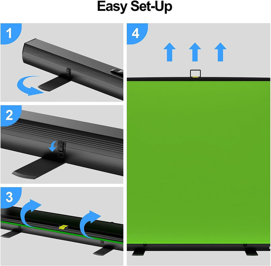 Portable 61x72inch Green Screen, Collapsible Chroma Key Panel – EMART ...