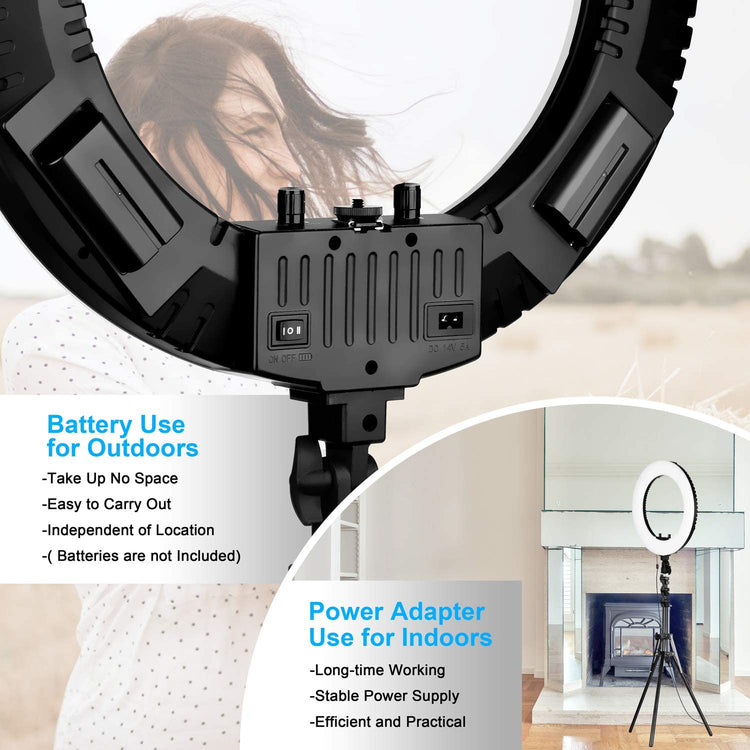 18 inch LED Ring Light with Light Stand – EMART®| Expert on Backdrop Stand